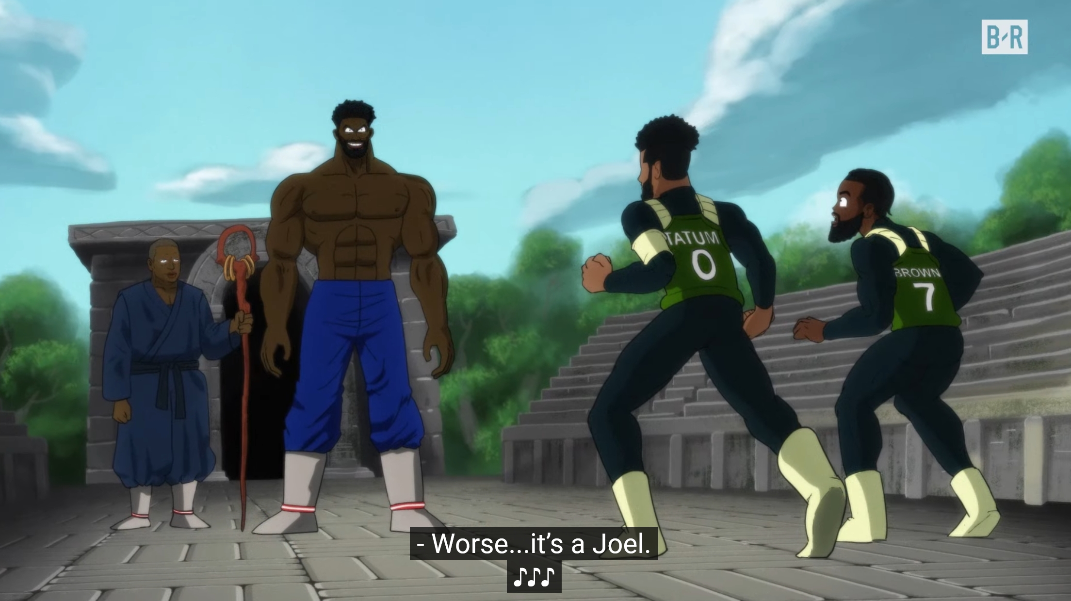 超精彩的動畫《Hero Ball》！為爭奪成為 NBA 的新門面，Joel Embiid 激鬥 Jayson Tatum | 籃球場 | 籃球 ...