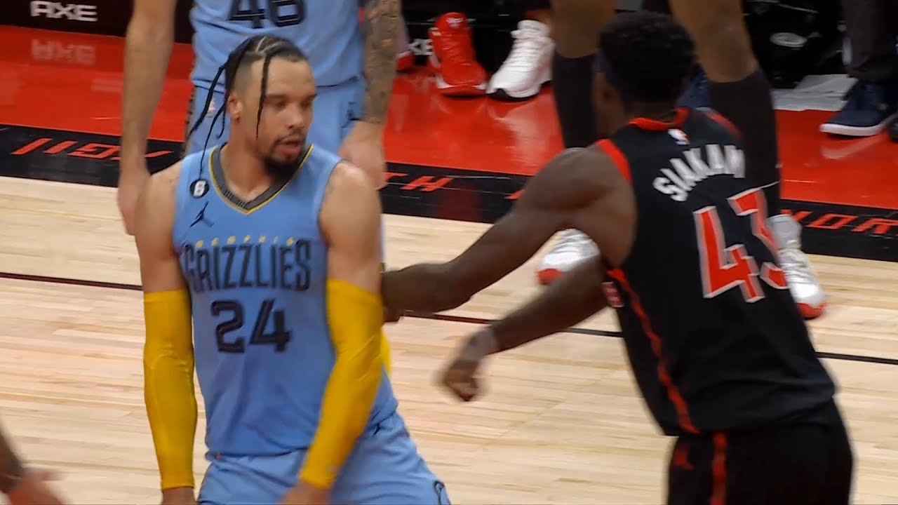 Pascal Siakam球隊落後下被犯規，出手推撞Dillion Brooks！幸水行俠趕至隔開兩人！ | 廢青NBA | 籃球地帶 ...