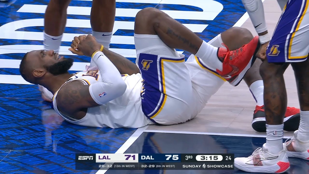 LeBron James傷患診斷結果出爐，確認其右腳肌腱受傷，三星期後再作評估 | 廢青NBA | 籃球地帶 - FanPiece