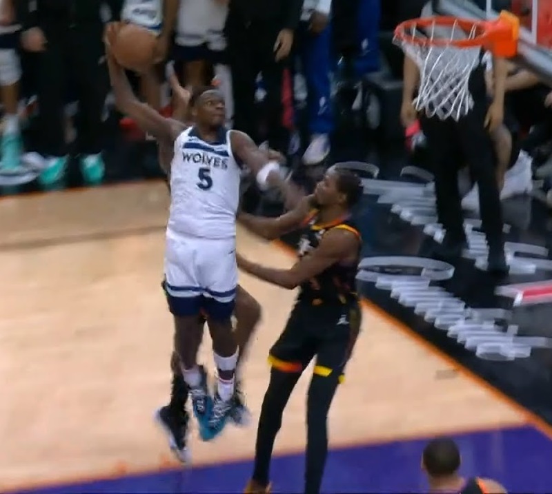 Booker、KD合轟82分無用！Anthony Edwards打出超巨表現，關鍵時刻上演怪物暴扣，將太陽橫掃出局 | NBA地域 | 籃球 ...