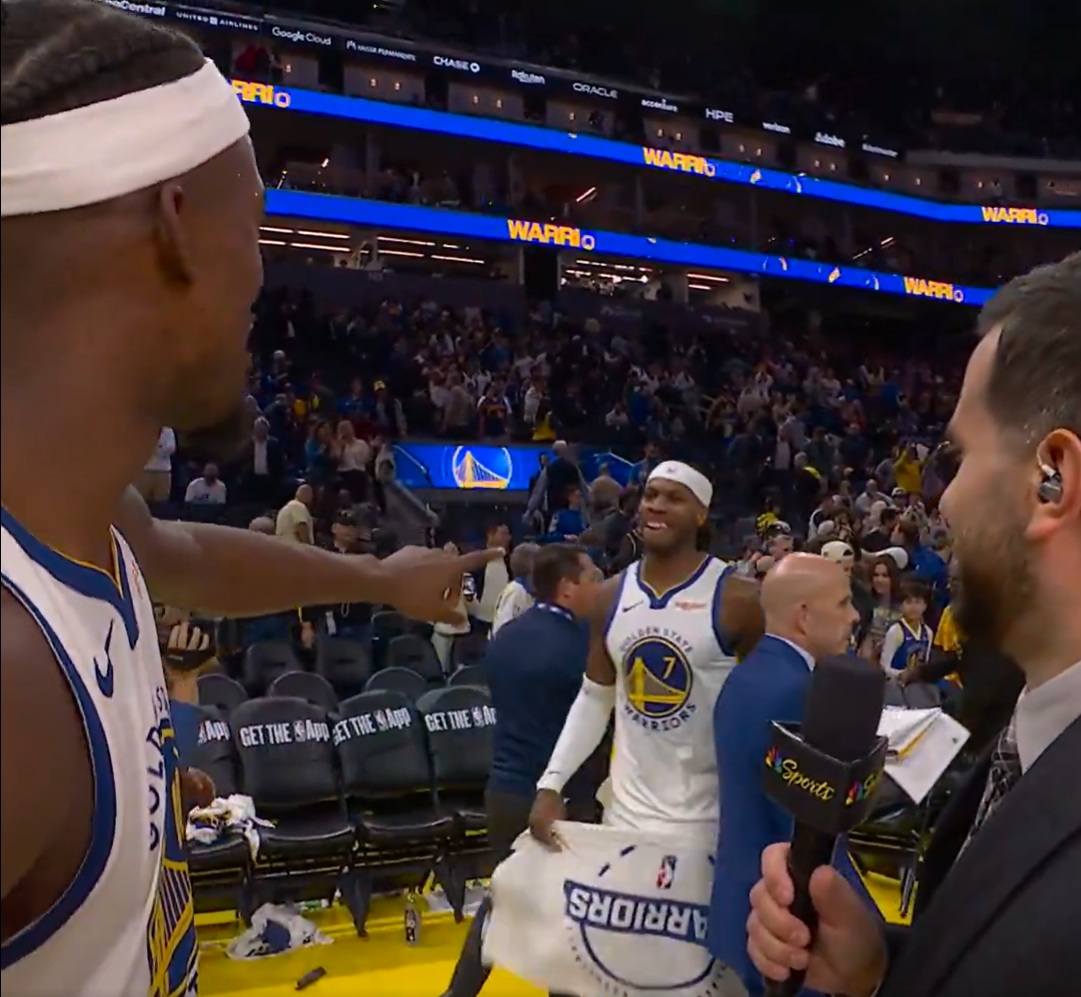 勇士隊友搞笑互動：Buddy Hield 欲打斷 Jimmy Butler 賽後訪問遭「驅趕」 | No Look Pass | 籃球地帶 ...