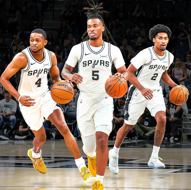 據指馬刺無意拆散 De'Aaron Fox、Dylan Harper 與 Stephon Castle 的後場組合 | No Look ...